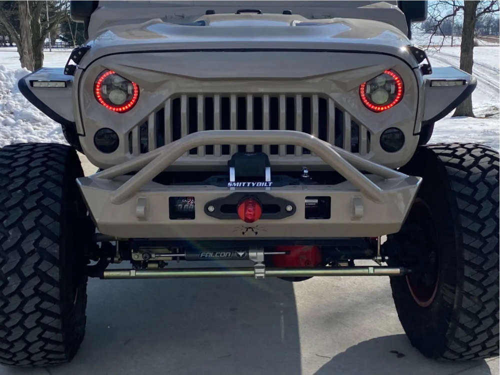 2016 Jeep Wrangler with 17x9 -38 Fuel Covert and 37/12.5R17 Nitto Trail Grappler and Suspension ...