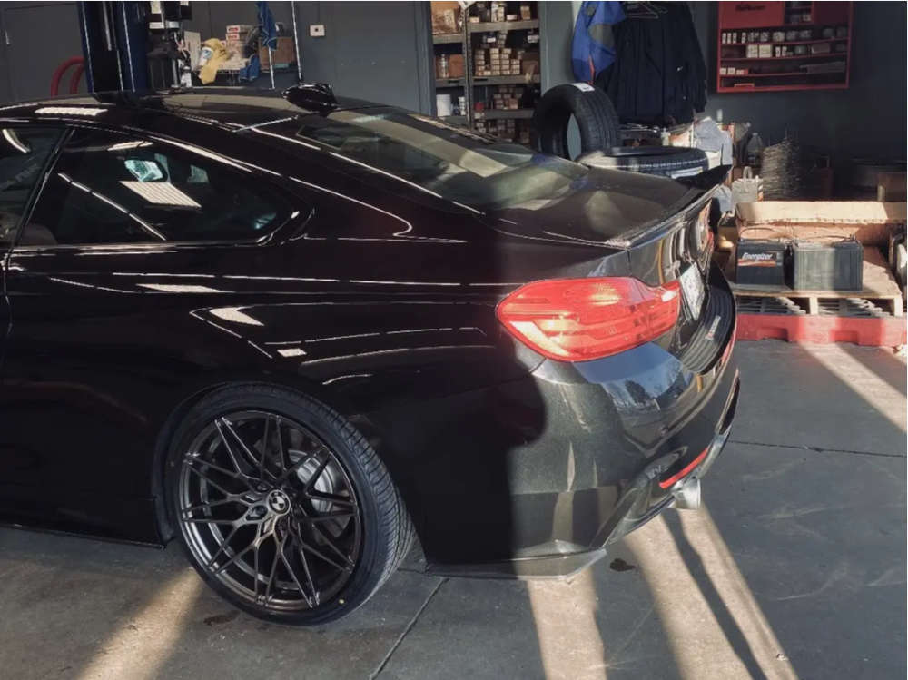 2014 BMW 435i XDrive with 19x9.5 50 VMR V801 and 255/35R19 Westlake Sa07 and Coilovers | Custom ...