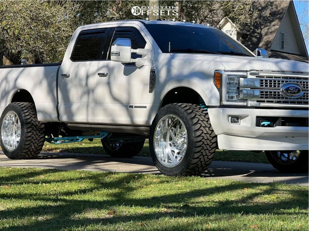2017 Ford F-250 Super Duty with 24x14 -76 American Truxx Forged Aries ...