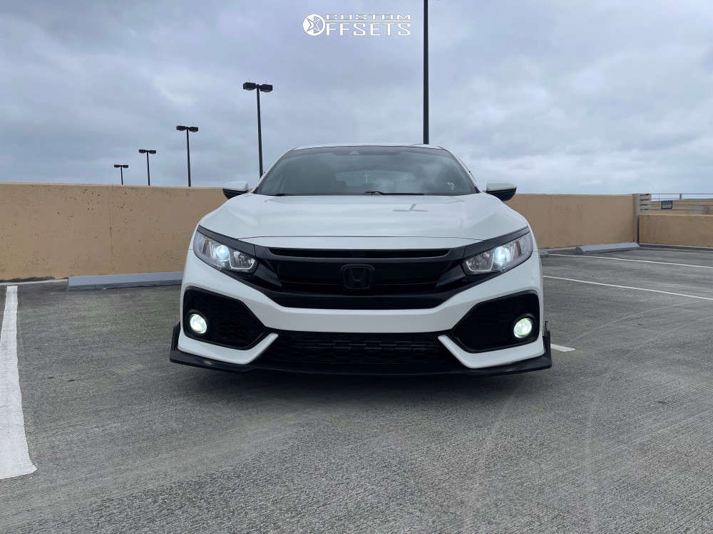 2019 Honda Civic with 18x8.5 35 MST Mt44 and 235/40R18 Michelin Pilot ...