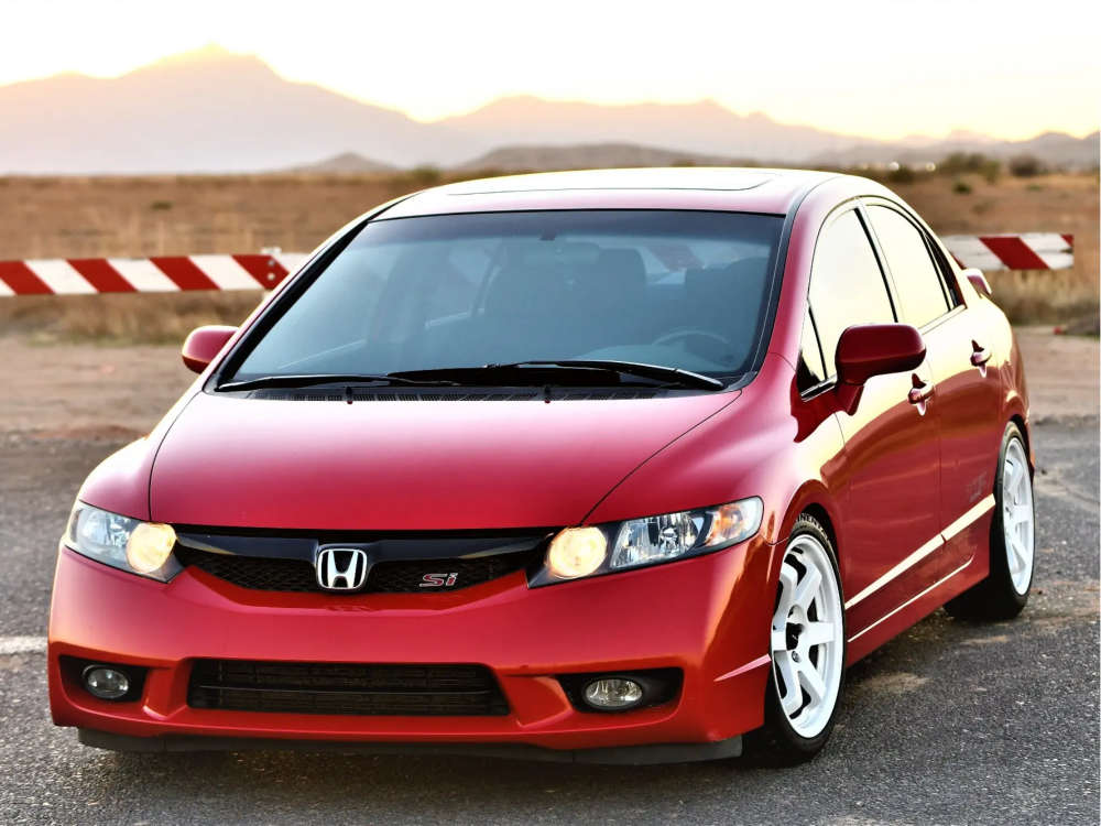 2009 Honda Civic Si Fa5 2009 Honda Civic With 18x9.5 38 Volk Te37 Saga