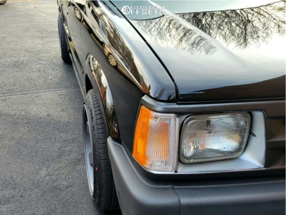 1989 Mazda B2200 with 16x8 0 Raceline Addict and 195/45R16 Nexen Nfera ...