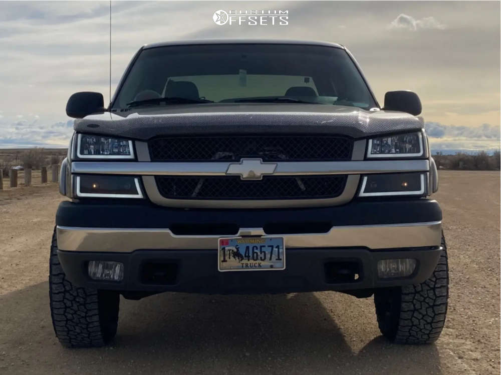 2003 Chevrolet Silverado 1500 with 17x9 -12 Vision Nemesis and 275 ...