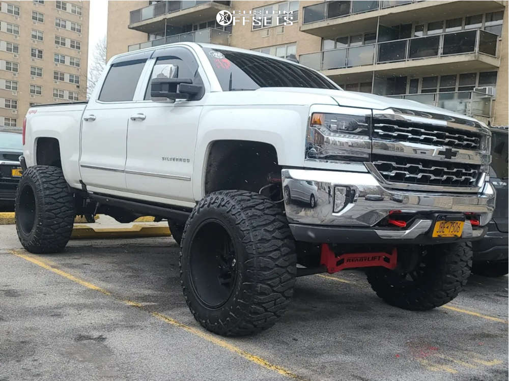 2018 Chevrolet Silverado 1500 with 22x14 -76 Vision Spyder and 40/14.5R22 Atturo Trail Blade ...