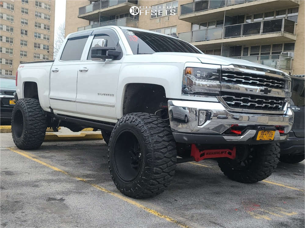 2018 Chevrolet Silverado 1500 with 22x14 -76 Vision Spyder and 40/14.5R22 Atturo Trail Blade ...