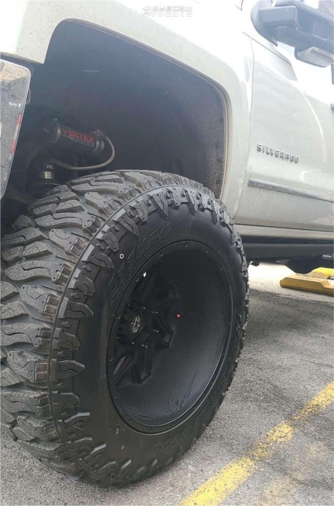 2018 Chevrolet Silverado 1500 with 22x14 -76 Vision Spyder and 40/14.5R22 Atturo Trail Blade ...