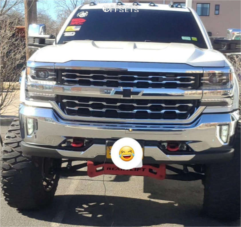 2018 Chevrolet Silverado 1500 with 22x14 -76 Vision Spyder and 40/14.5R22 Atturo Trail Blade ...