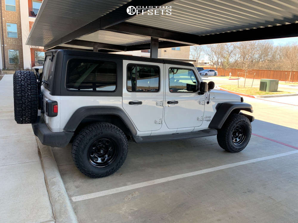 2018 Jeep Wrangler with 17x9 -12 Vision Soft 8 and 285/70R17 Falken ...