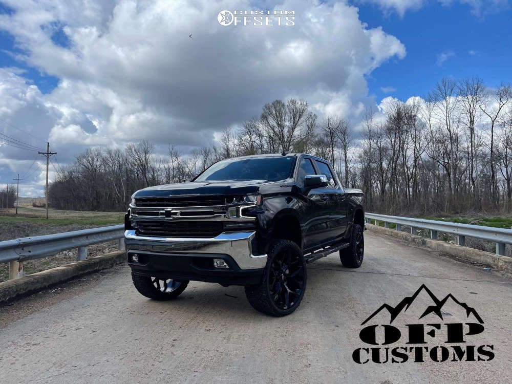 2021 Chevrolet Silverado 1500 with 26x10 24 OE Performance 176 and 35/13.5R26 Venom Power Terra ...