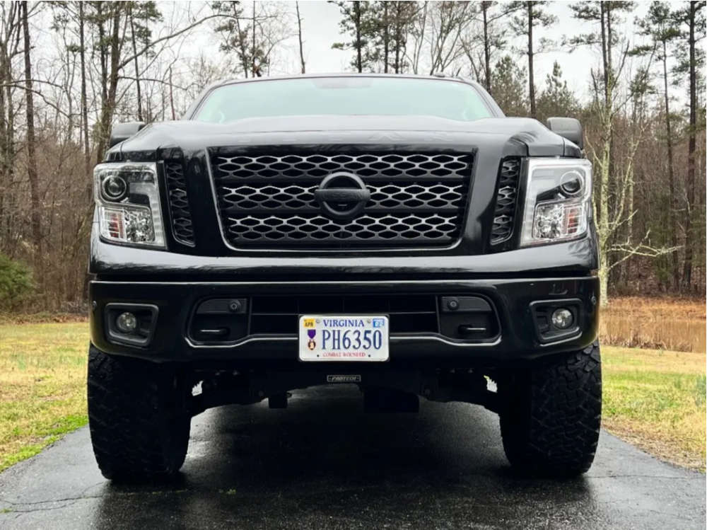 2019 Nissan Titan with 20x9 0 Anthem Off-Road Liberty and 35/12.5R20 ...