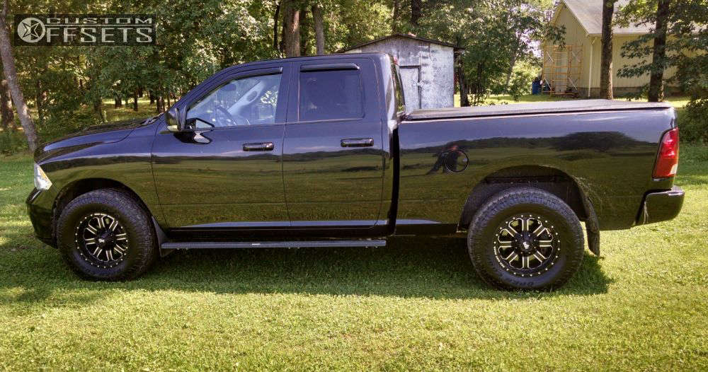 2011 Ram 1500 with 18x9 12 Red Dirt Road Dirt and 35/12.5R18 Toyo Tires ...