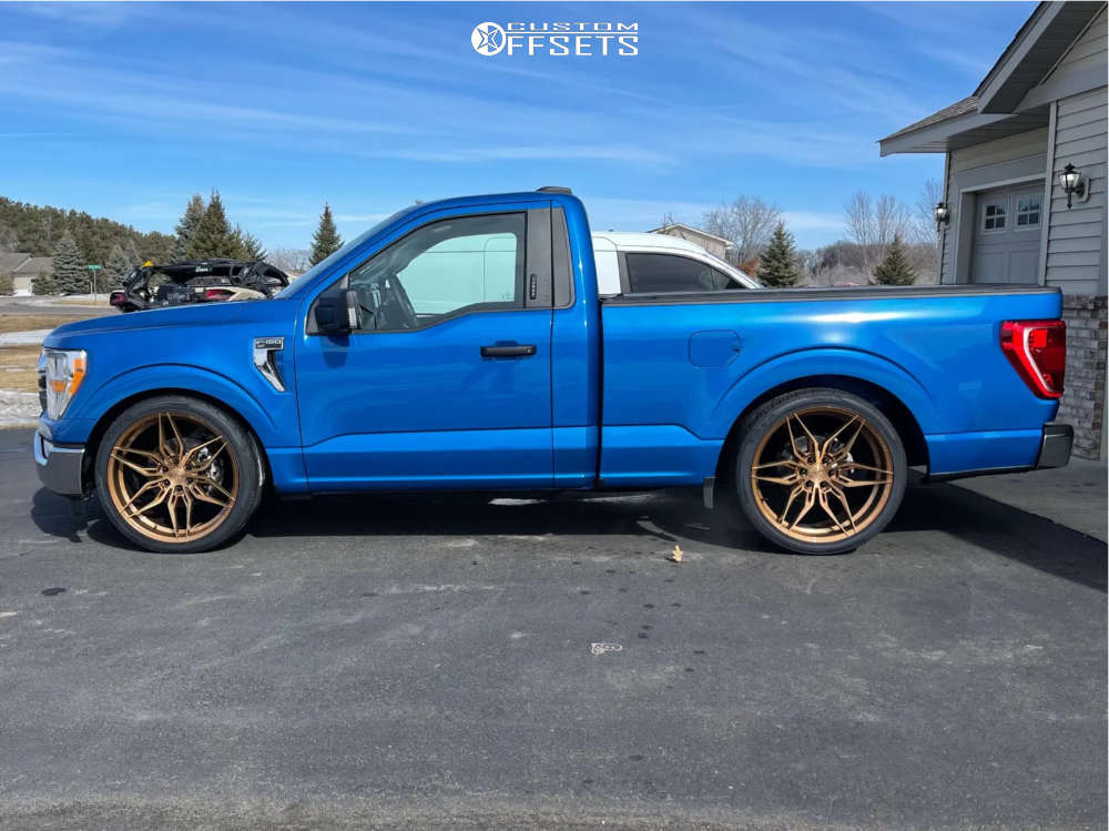 2021 Ford F-150 with 24x10 25 Ferrada FT5 and 285/35R24 Toyo Tires ...
