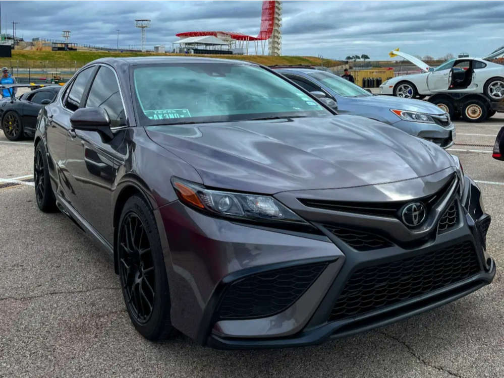 2021 Toyota Camry with 19x8.5 35 Enkei Raijin and 245/45R19 Michelin ...