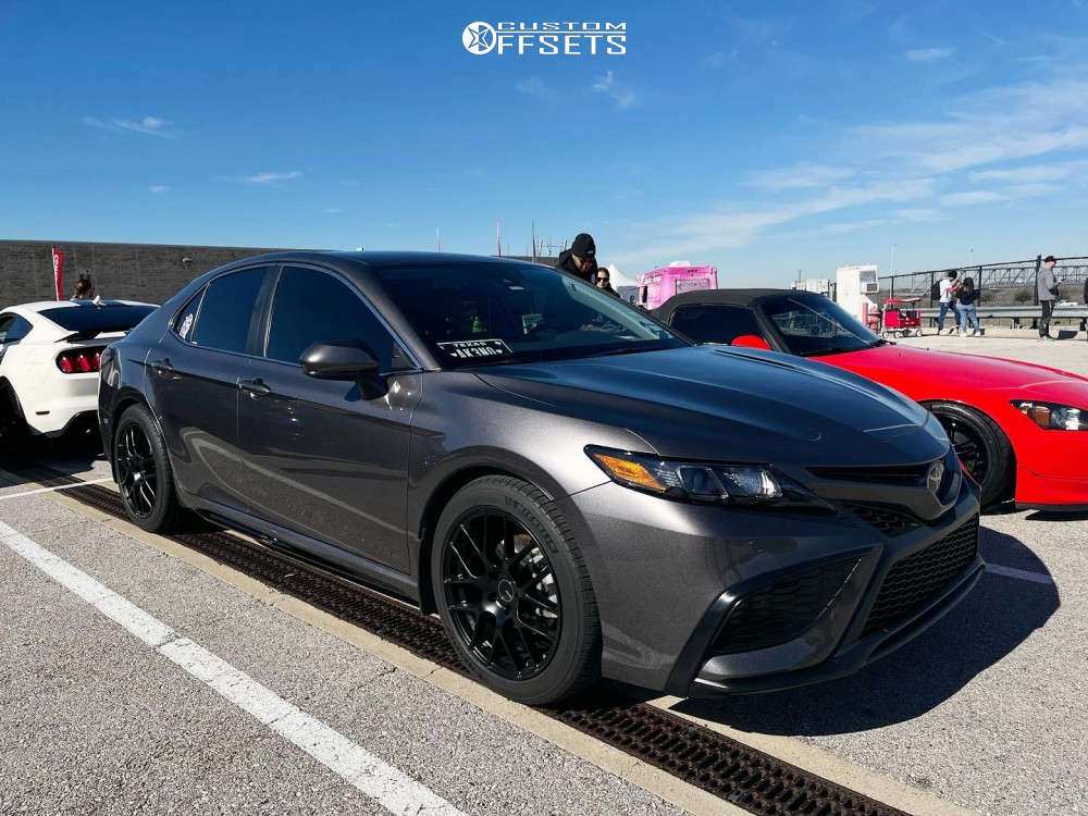 2021 Toyota Camry with 19x8.5 35 Enkei Raijin and 245/45R19 Michelin ...