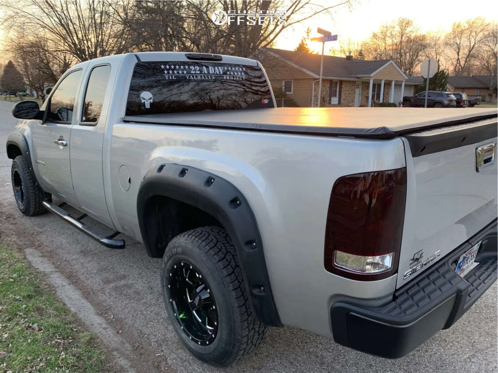 2010 GMC Sierra 1500 with 17x10 -24 Moto Metal MO962 and 265/65R17 Sailun Terramax At 4s and ...