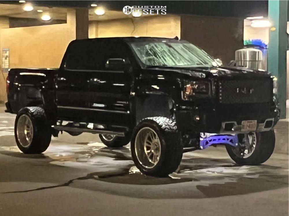 2014 GMC Sierra 1500 with 24x14 -76 Stealth Forged Savage and 35/13 ...