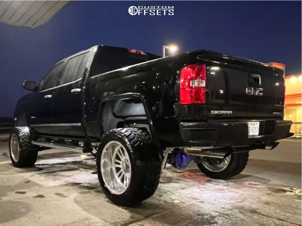 2014 GMC Sierra 1500 with 24x14 -76 Stealth Forged Savage and 35/13 ...