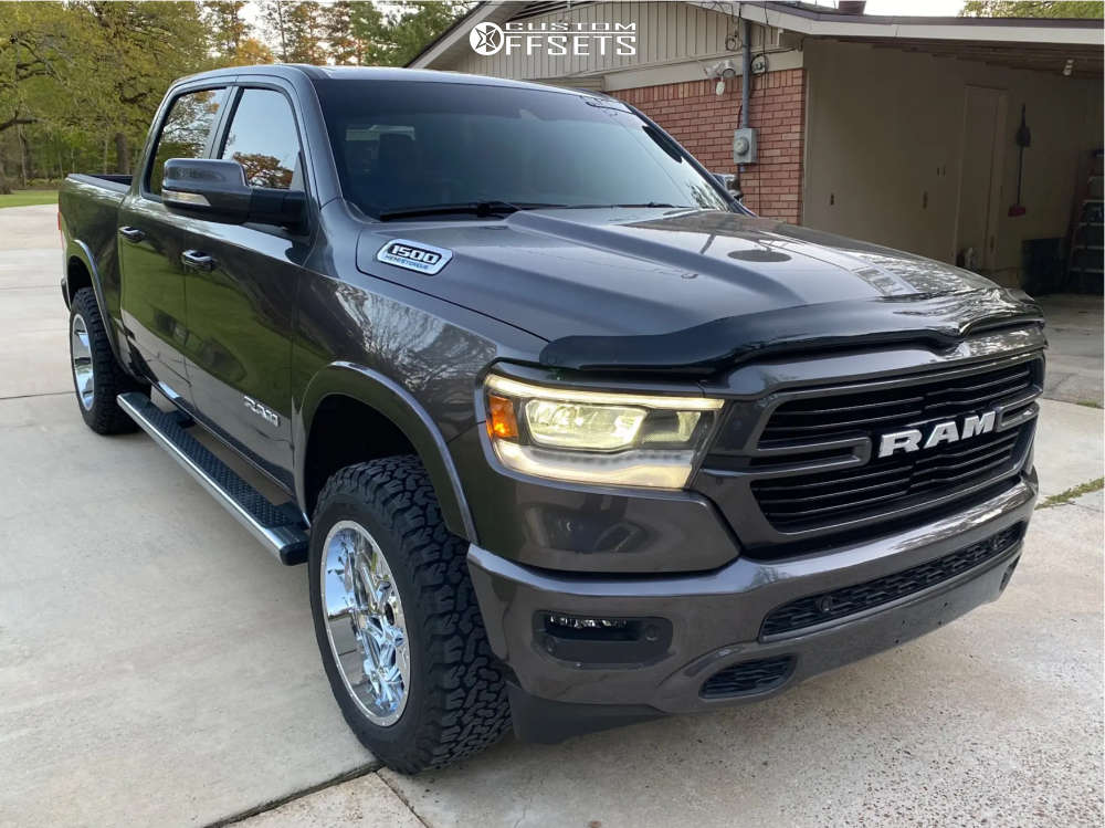 2021 Ram 1500 with 20x10 -25 Vision Spyder and 275/60R20 BFGoodrich All ...