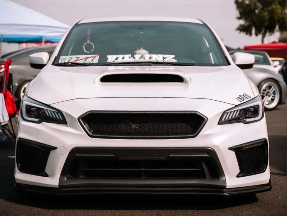 2020 Subaru WRX with 18x9.5 22 ESR Cs8 and 225/40R18 Hankook Ventus V2 ...