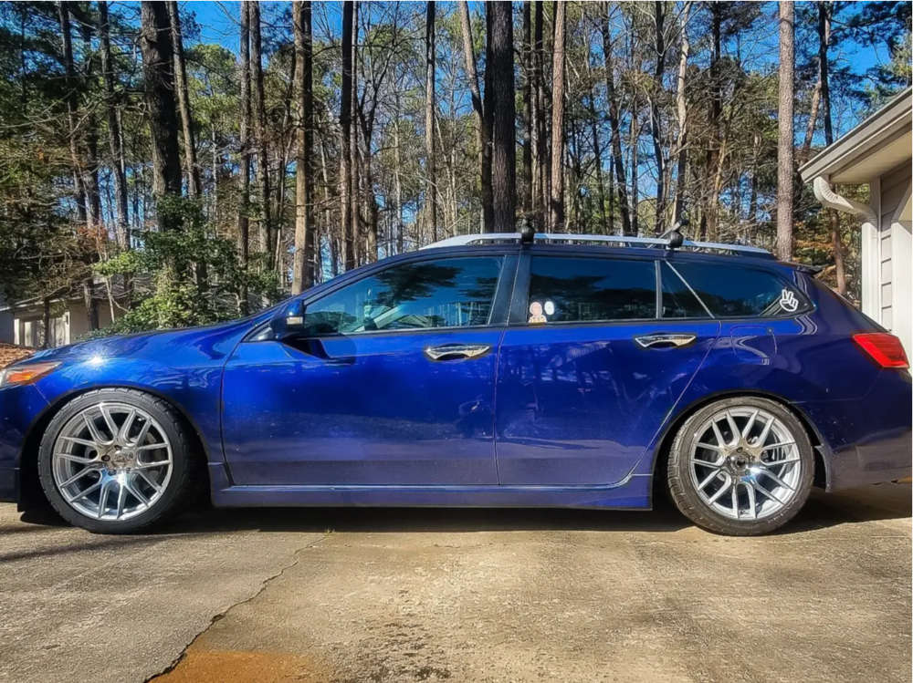 2012 Acura TSX with 18x8.5 35 Aodhan Ah-x and 245/40R18 BFGoodrich G ...