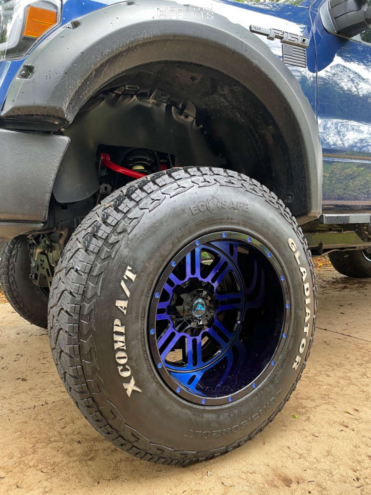 2012 Ford F-150 with 20x14 -76 American Offroad A108 and 40/13.5R20 ...