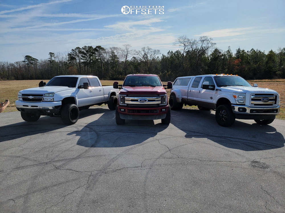 2017 Ford F-250 Super Duty with 20x10 -19 Vision Spyder and 35/12.5R20 ...