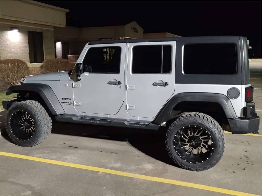 2012 Jeep Wrangler with 20x12 -44 Karma Offroad K25 and 33/12.5R20 ...