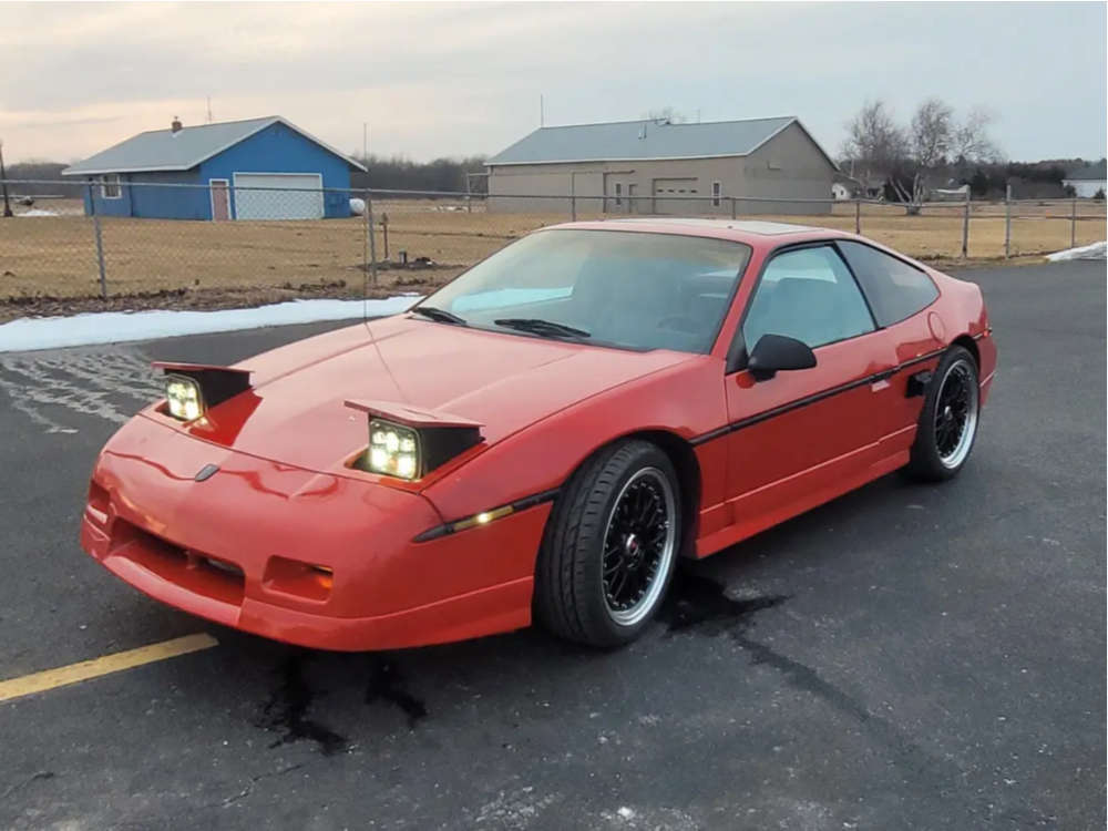 1988 Pontiac Fiero with 17x7 38 XXR 521 and 215/45R17 General G-max Rs ...