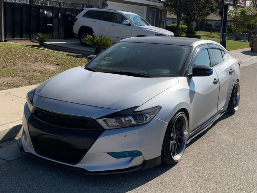 2016 Nissan Maxima with 19x9.5 35 ESR Cs15 and 225/35R19 Ironman Imove ...