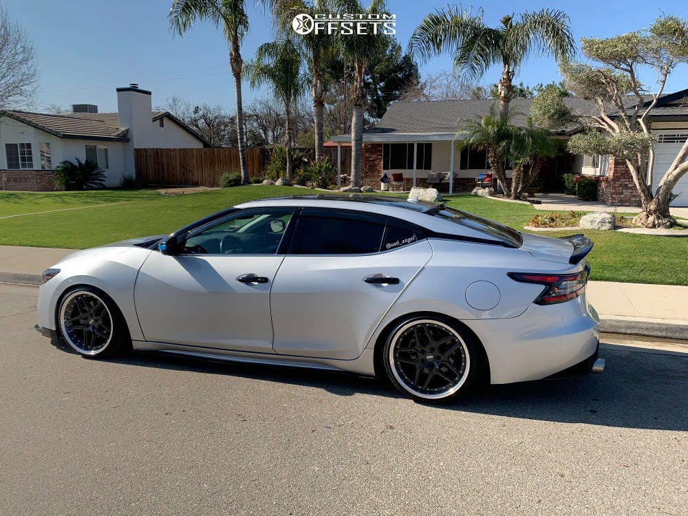 2016 Nissan Maxima with 19x9.5 35 ESR Cs15 and 225/35R19 Ironman Imove ...