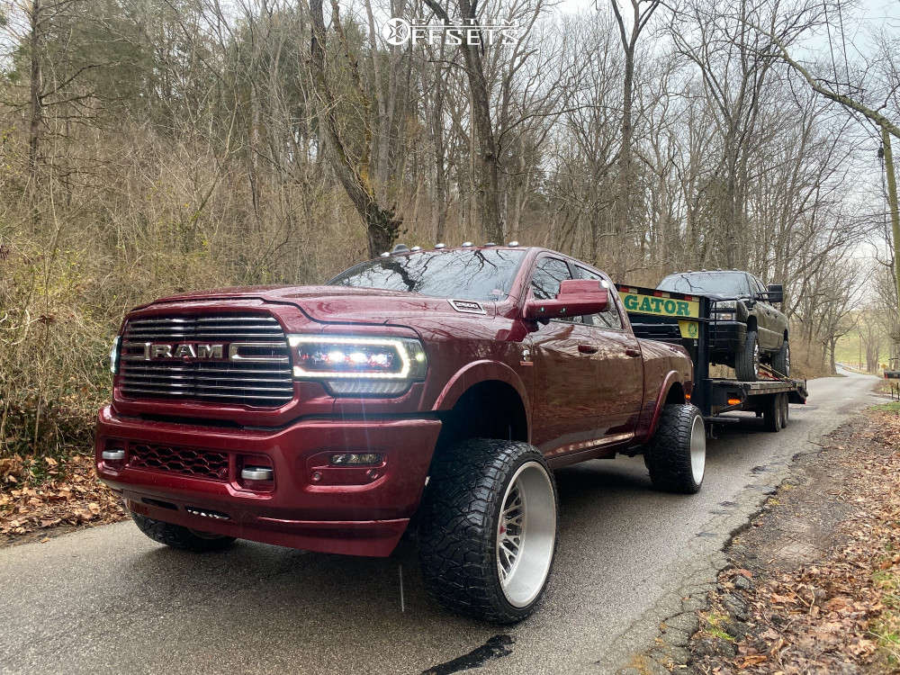 2021 Ram 2500 with 24x14 -76 Liberty Forged LBTY10 and 33/14.5R24 Venom ...