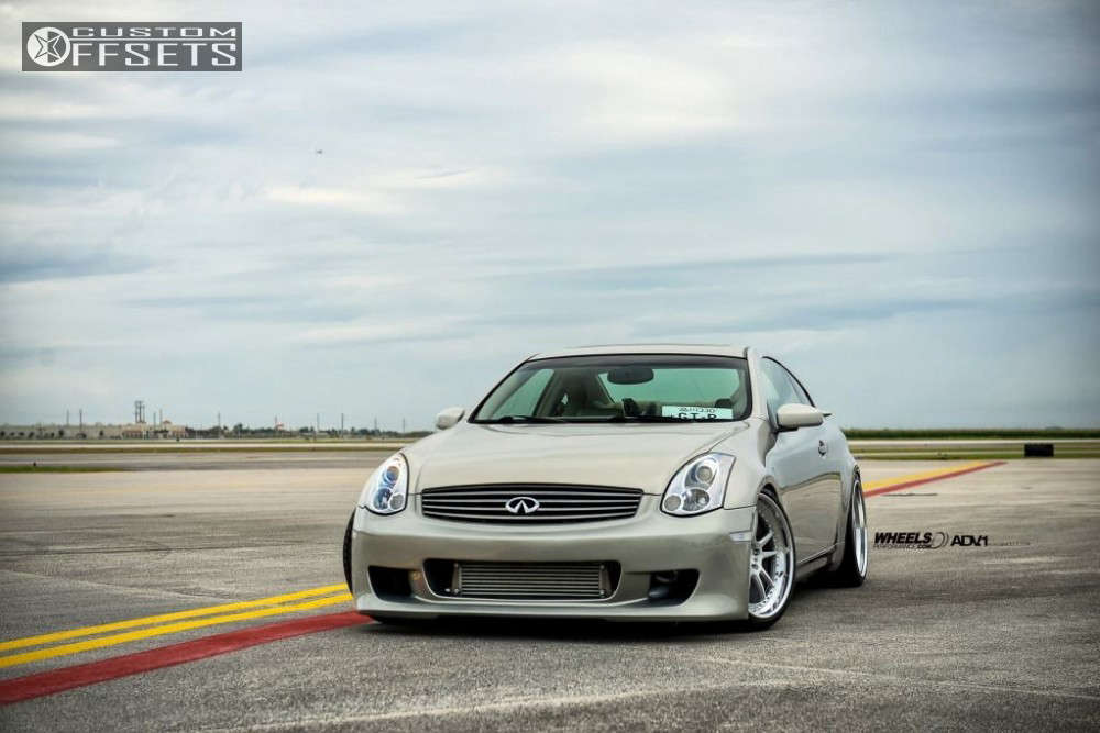 2004 INFINITI G35 with 20x9.5 25 ADV.1 5.2 TF and 255/35R20 Falken ...