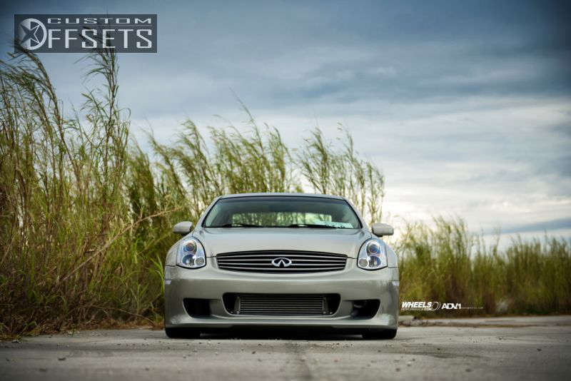 2004 INFINITI G35 with 20x9.5 25 ADV.1 5.2 TF and 255/35R20 Falken ...