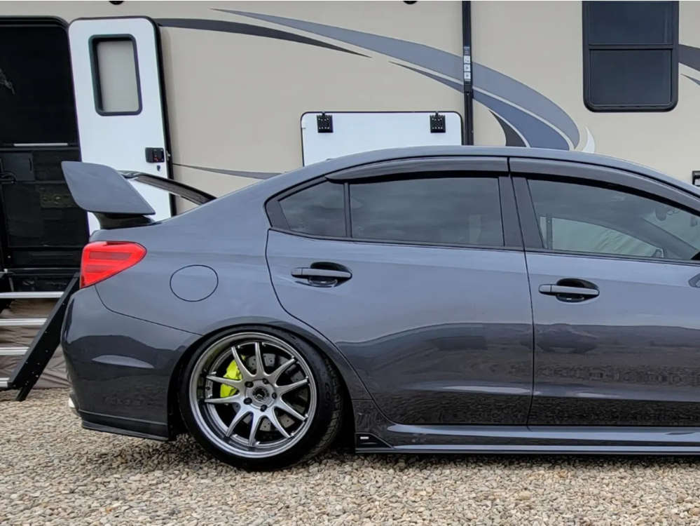 2021 Subaru WRX STI with 18x9.5 30 Aodhan Ds02 and 235/40R18 Continental Extremecontact Dws06 ...