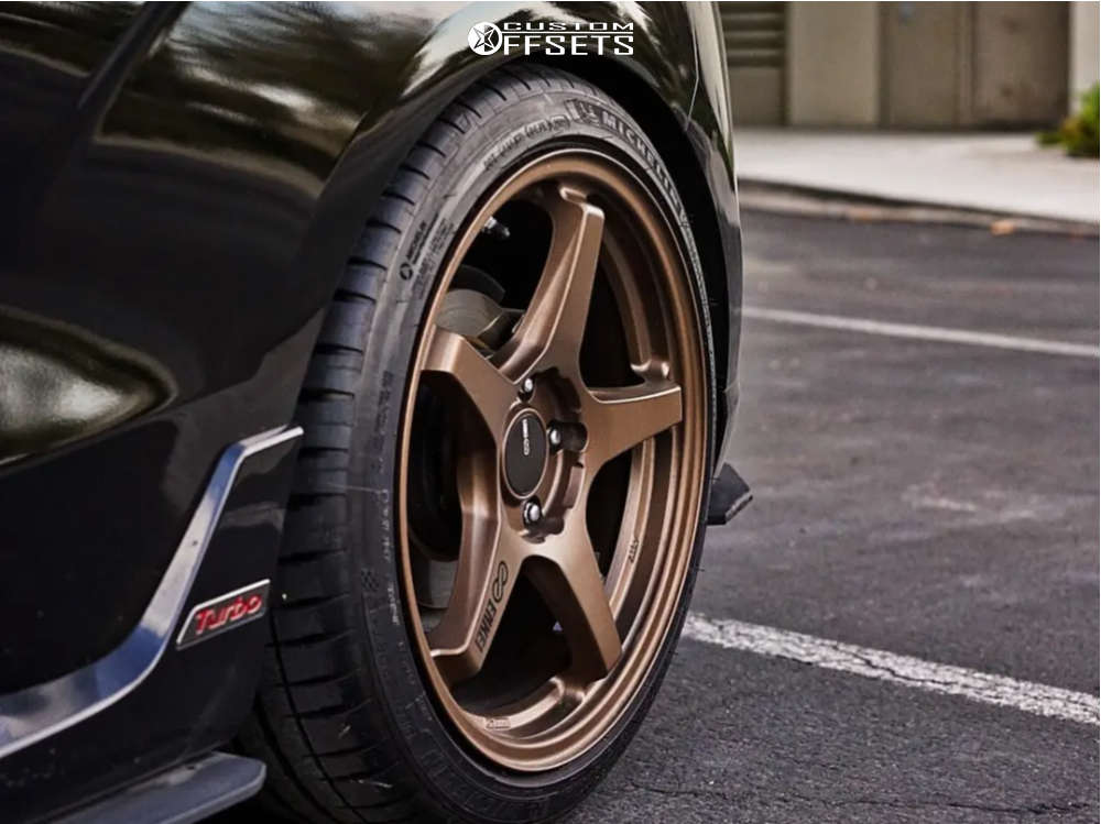 2020 Hyundai Veloster with 18x8.5 38 Enkei Ts-5 and 225/40R18 Michelin ...