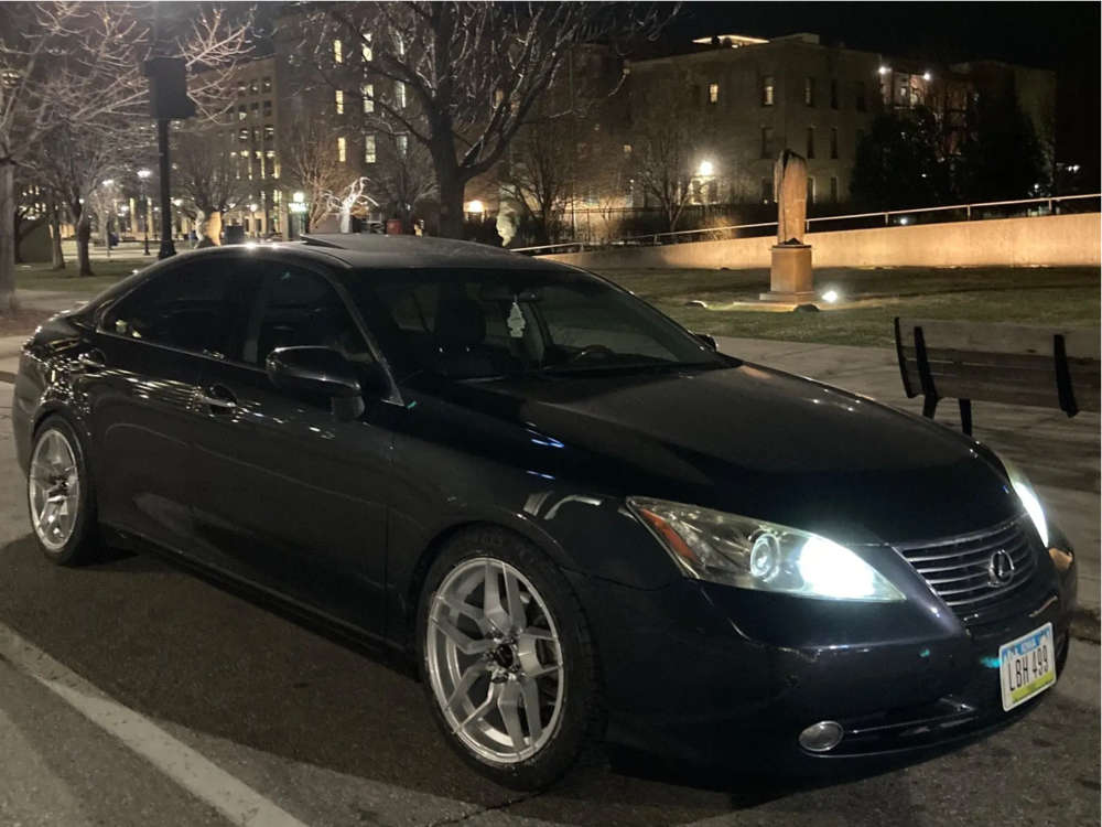 2008 Lexus ES350 with 18x9.5 35 Vors Lp1 and 245/45R18 Firestone ...