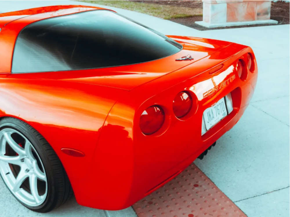 1998 Chevrolet Corvette with 18x9 35 Kansei Tandem and 235/40R18 ...