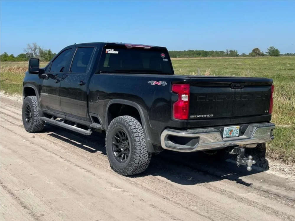 2020 Chevrolet Silverado 2500 HD with 18x9 -12 Raceline Gauge and 35/12.5R18 BFGoodrich All ...