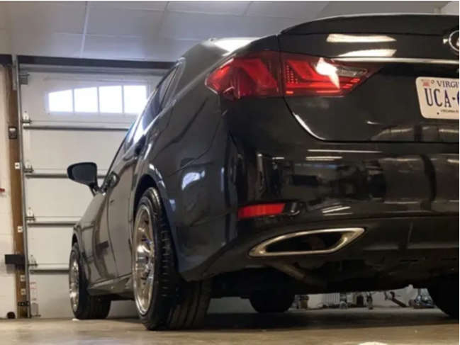 2015 Lexus GS350 with 18x9.5 30 Aodhan Ds02 and 235/45R18 Falken Pro G5 ...