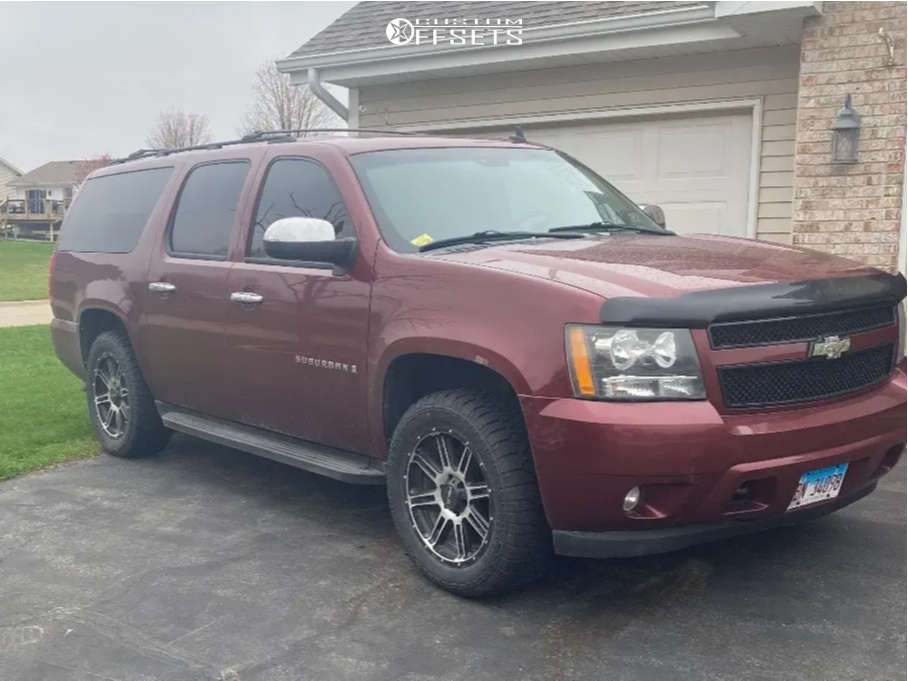 2008 Chevrolet Suburban 1500 with 20x9 18 Helo He900 and 275/55R20 ...