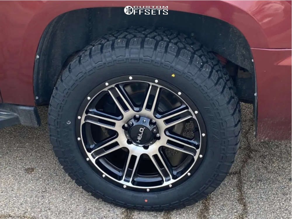 2008 Chevrolet Suburban 1500 with 20x9 18 Helo He900 and 275/55R20 ...