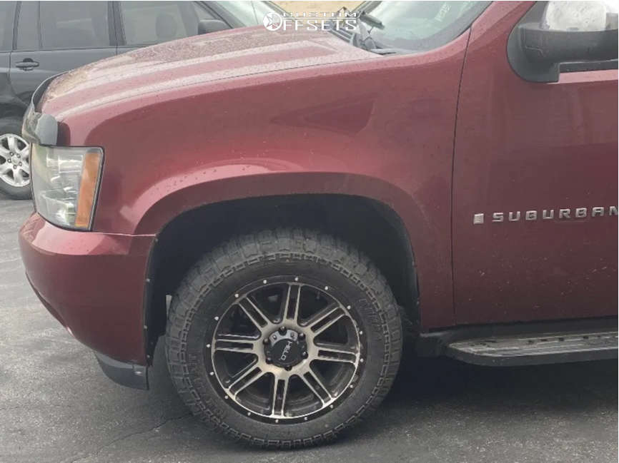 2008 Chevrolet Suburban 1500 with 20x9 18 Helo He900 and 275/55R20 ...