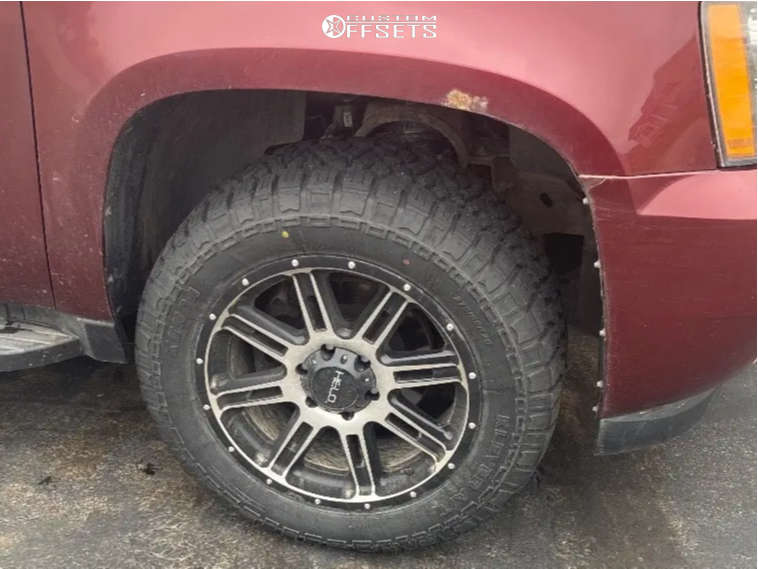 2008 Chevrolet Suburban 1500 with 20x9 18 Helo He900 and 275/55R20 ...
