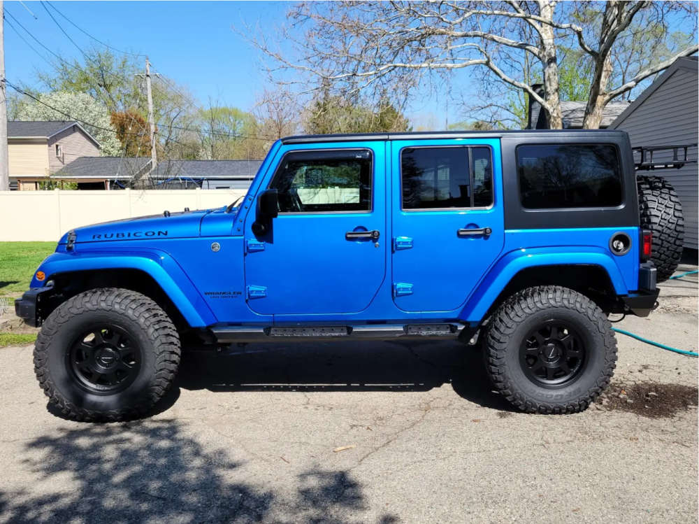2016 Jeep Wrangler with 17x8.5 Method Mr701 and 35/12.5R17 BFGoodrich ...