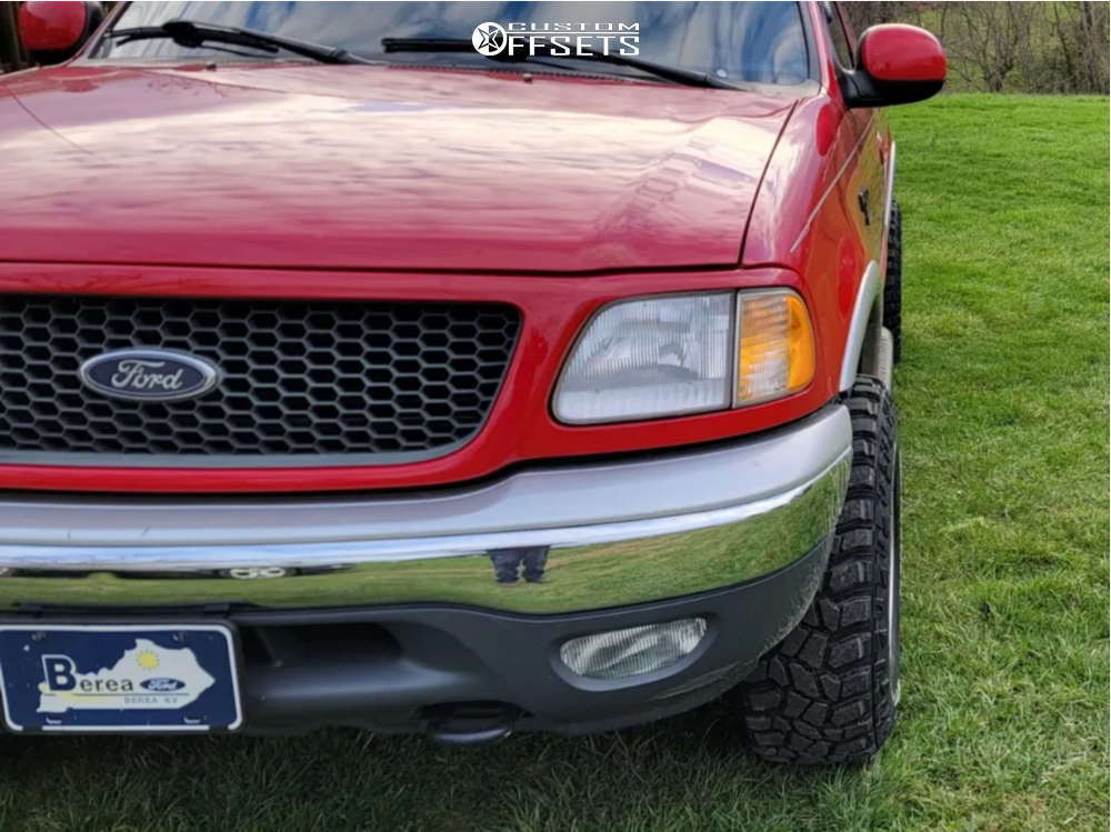 2000 Ford F-150 with 16x10 -38 Alloy Ion 171 and 285/75R16 Cooper ...