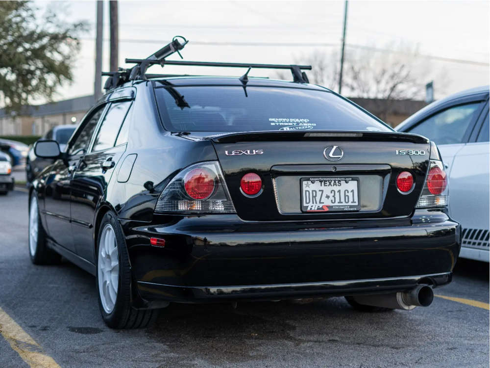 2002 Lexus IS300 with 17x7 42 Work Emotion Cr Kiwami and 225/45R17 ...