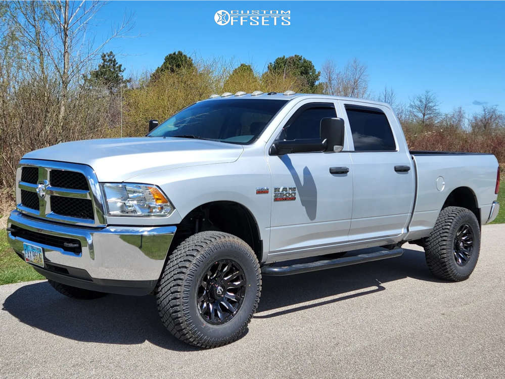 2017 Ram 2500 with 17x9 1 Fuel Blitz and 35/12.5R17 Atturo Trail Blade ...