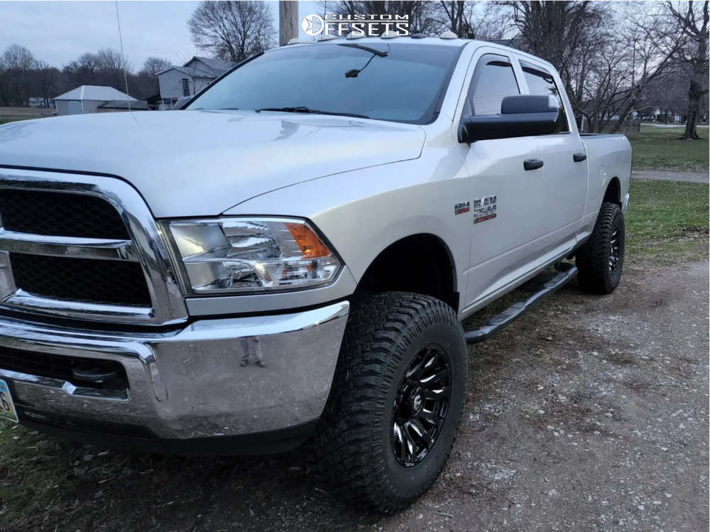 2017 Ram 2500 with 17x9 1 Fuel Blitz and 35/12.5R17 Atturo Trail Blade ...