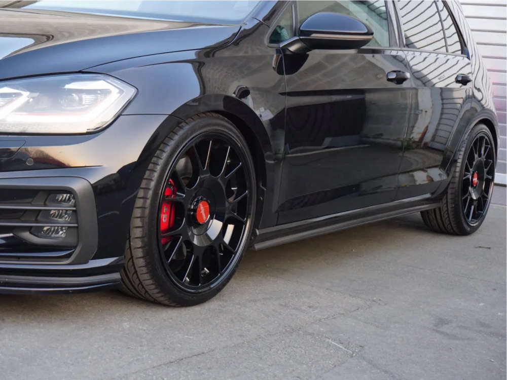 2018 Volkswagen GTI with 19x8.5 45 Rotiform Tuf-r and 235/35R19 Hankook ...