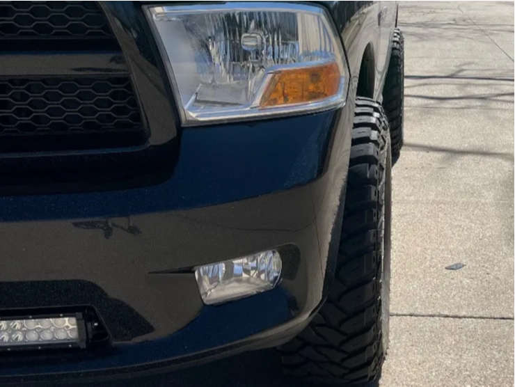 2012 Ram 1500 with 17x9 -12 Raceline Defender and 35/12.5R17 Kenda ...